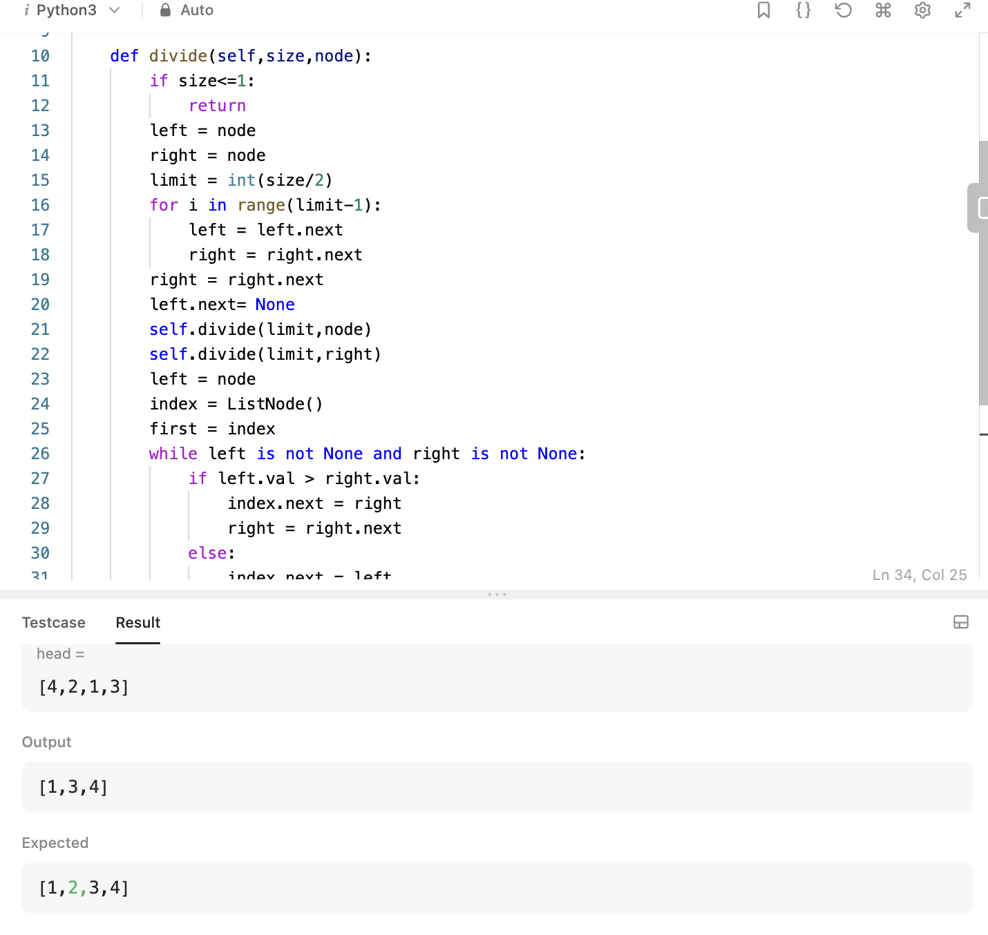 LeetCode 148. Sort List LeetCode 148. Sort List