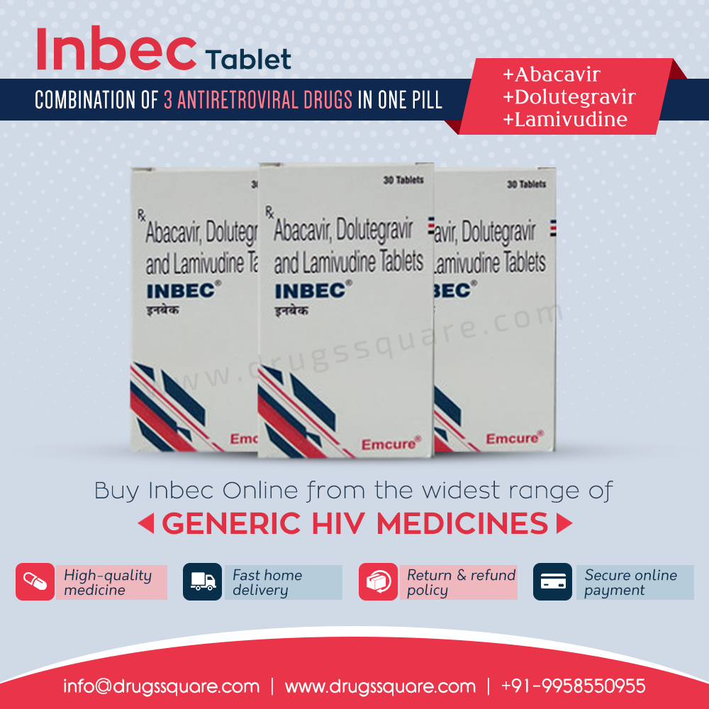 Inbec Tablet Price - 온라인으로 Abacavir, Dolutegravir 및 Lamivudine 구매 ...