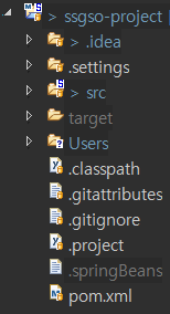 [Spring] properties, STS .gitIgnore 파일 관리