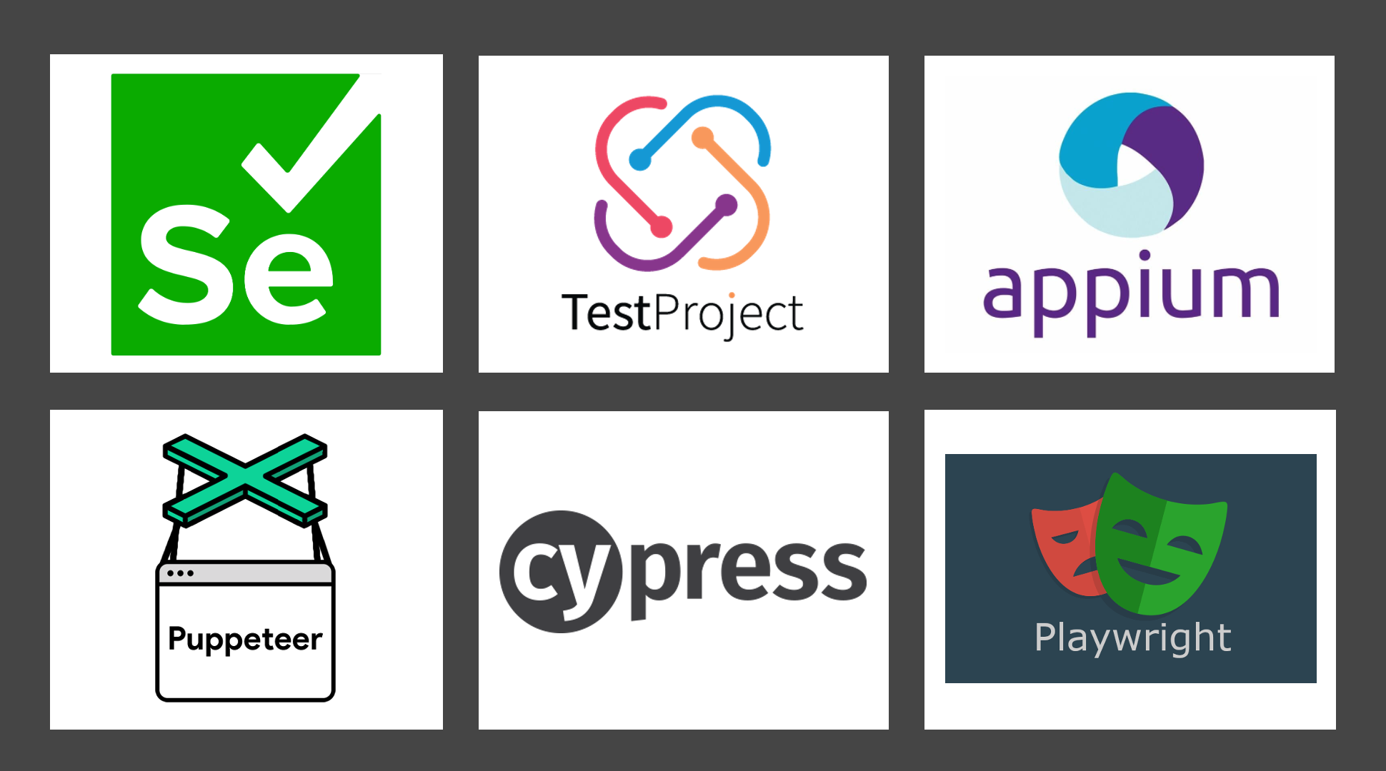 테스트 자동화 도구 비교: Selenium, Cypress, Playwright, Appium