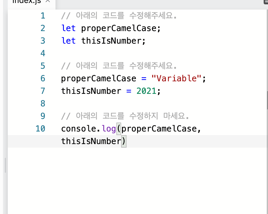 Replit.JavaScript variables-4.변수 이름 정하기