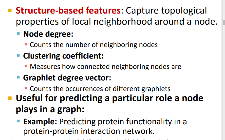 [CS224W] chapter2. Traditional Methods for Machine Learning in Graphs