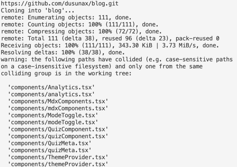 next.js blog 만들기-2: Github Submodule, case-sensitive filesystem