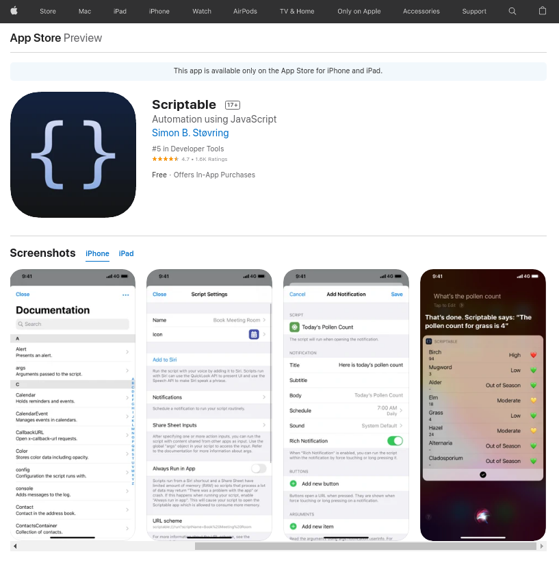 개발자의 간단한 scriptable 체험기