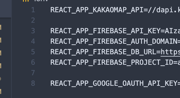 React | 환경변수 사용하여 API key 숨기기(.env 이용) React | 환경변수 사용하여 API key 숨기기(.env 이용)