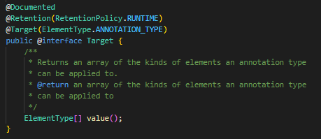 [Annotation] @Target, @Retention