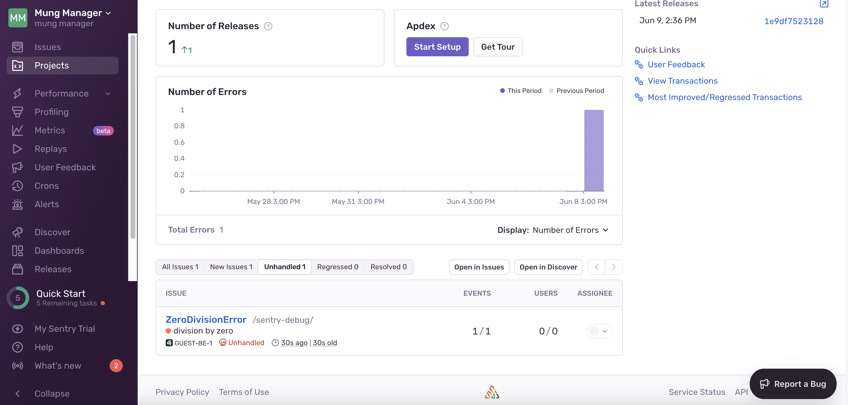 [Django] Sentry로 모니터링 시스템 구축하기