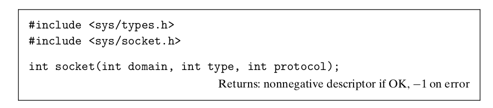 2022.05.16 - CSAPP 11.4 (The Sockets Interface)