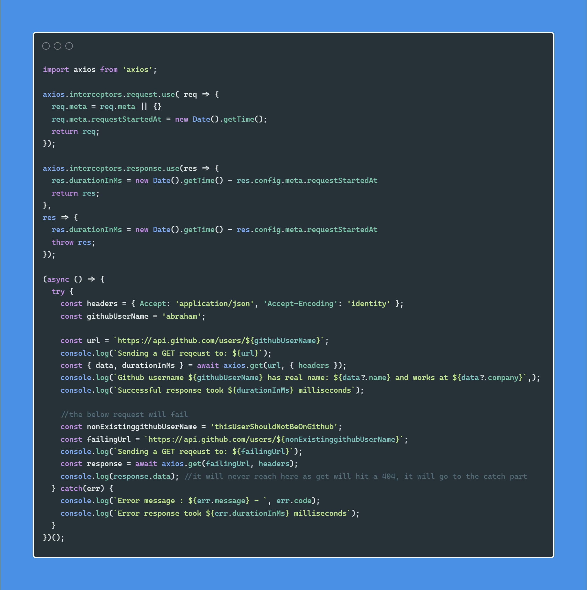 axios interceptors 정리