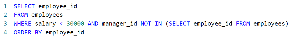 [Leetcode] Employees Whose Manager Left the Company_MySQL