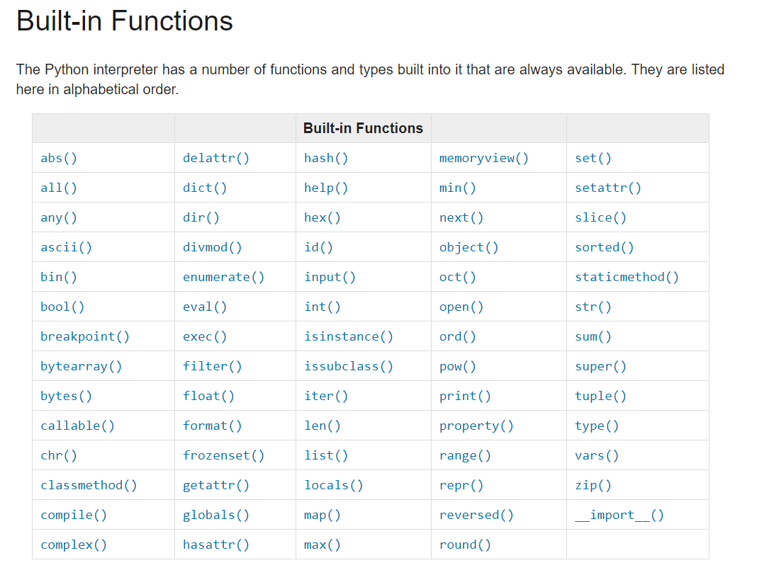 #00 Python Basics