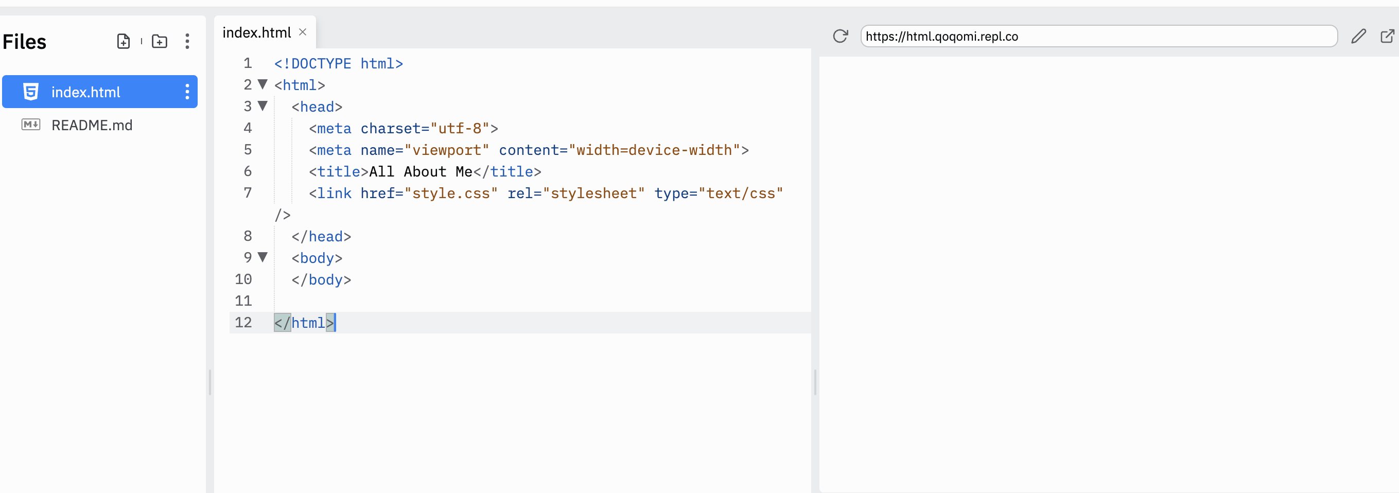 [ HTML] Replit와 깃허브 연동