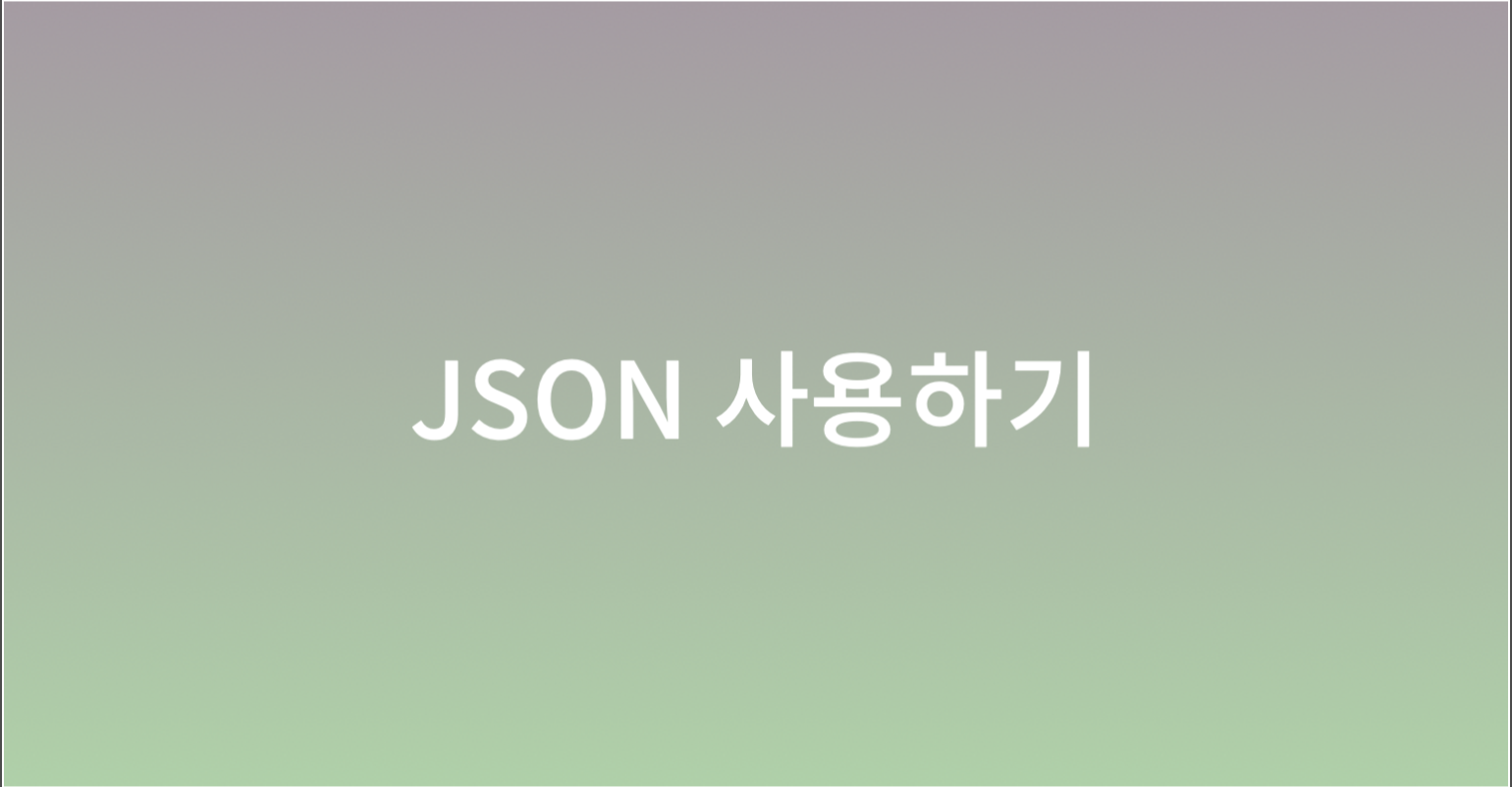 [SwiftUI] JSON 사용하기