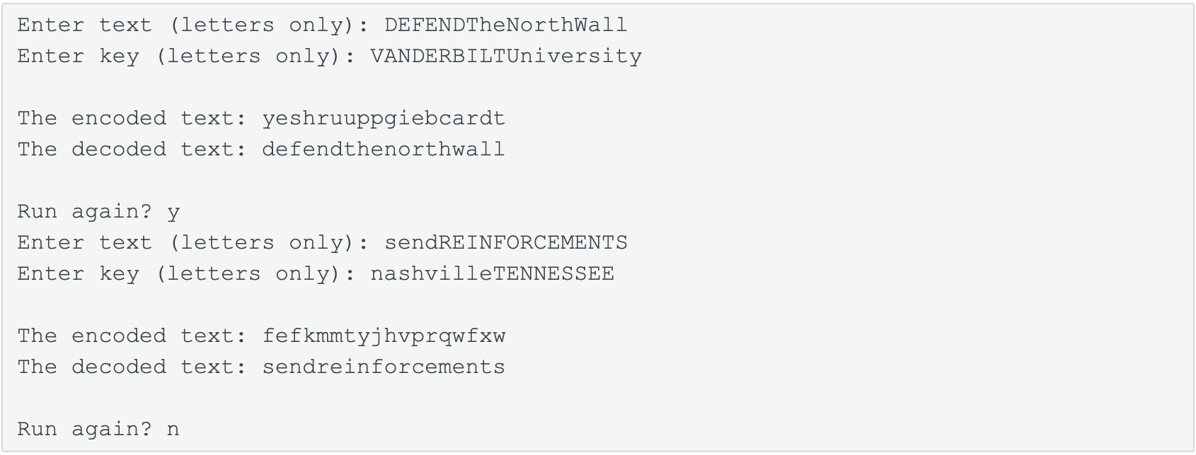 Mini Project_1: Running Key Cipher