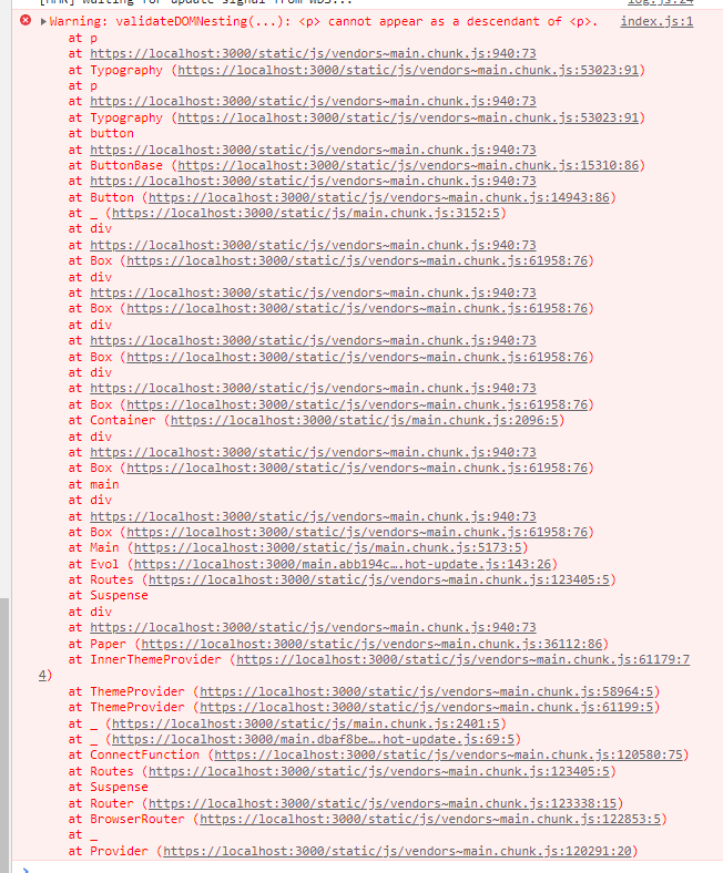 Warning Validatedomnesting Cannot Appear As A Descendant Of