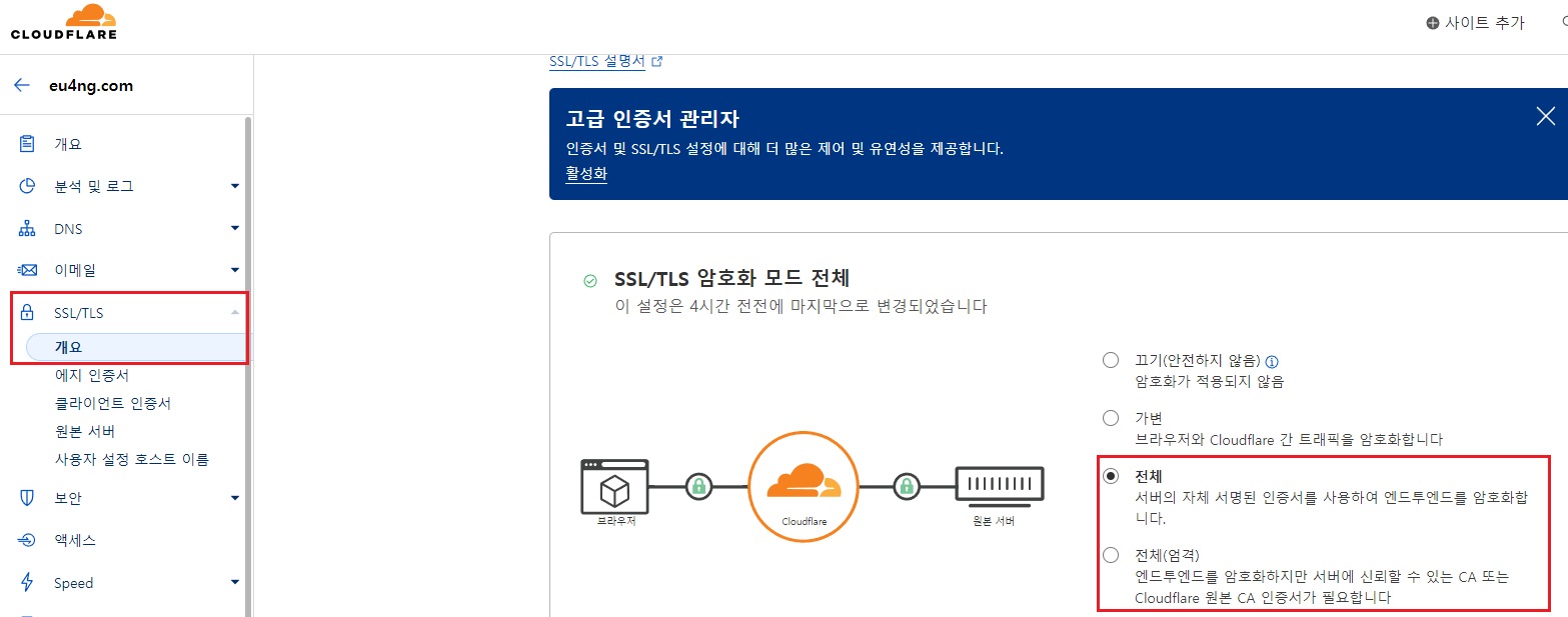 [시놀로지] Cloudflare 도메인 연결하는 방법