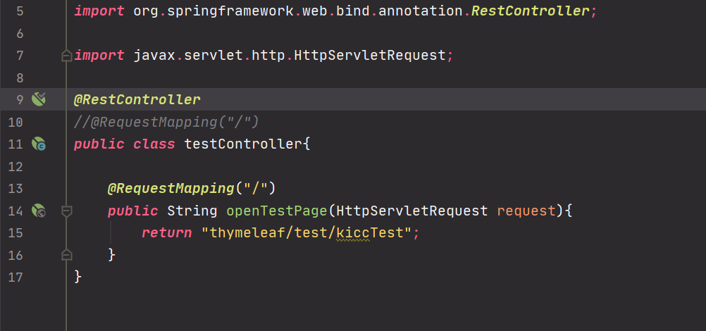 return html Spring boot