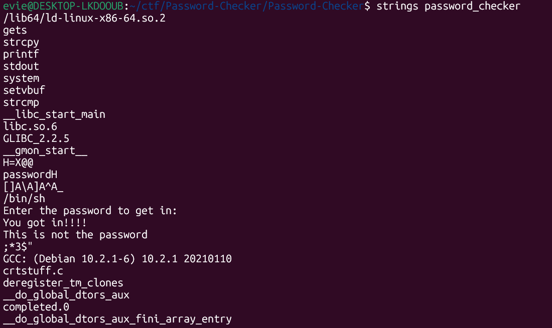 [CSAW CTF 2021] Password Checker Write up