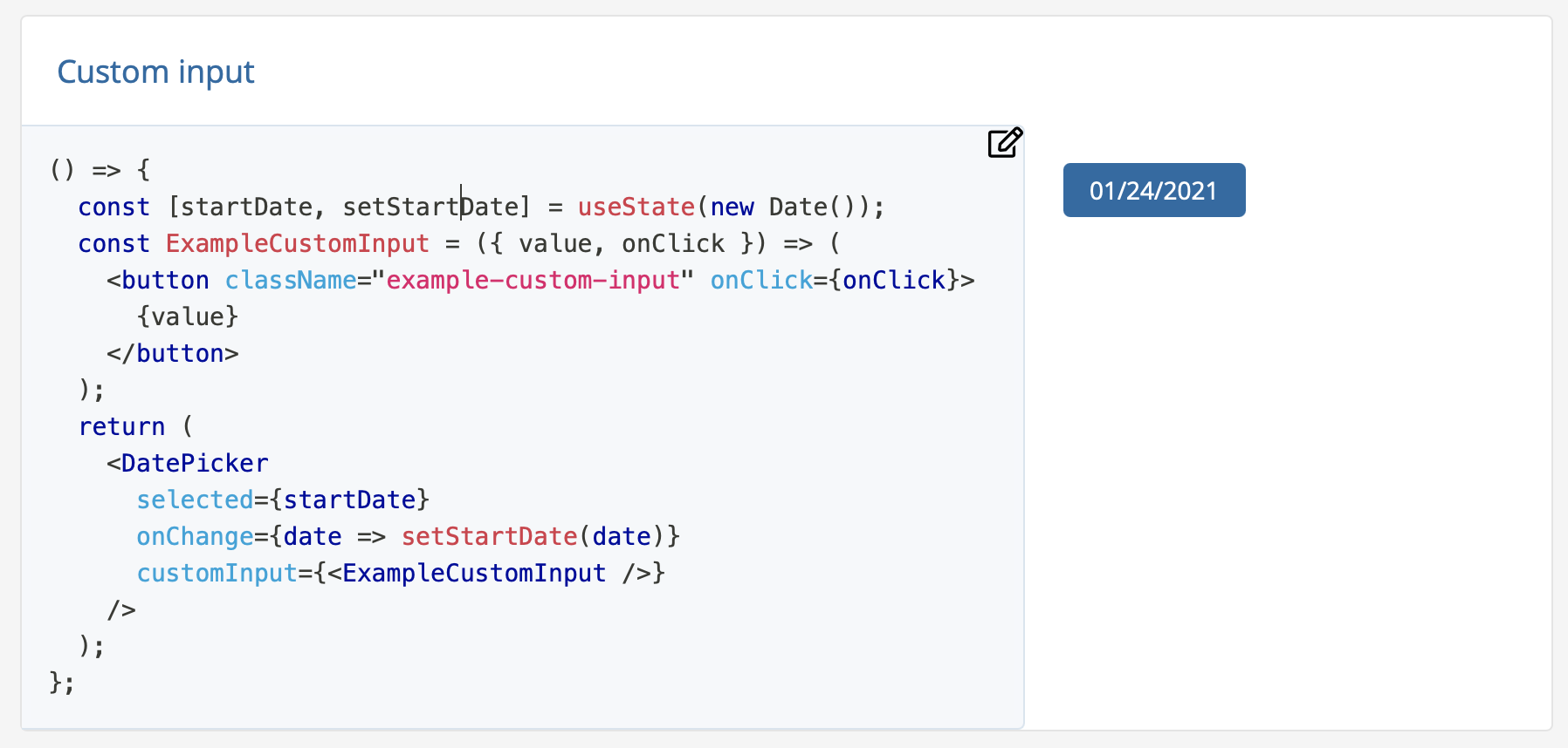 [React] React Datepicker 라이브러리 사용법