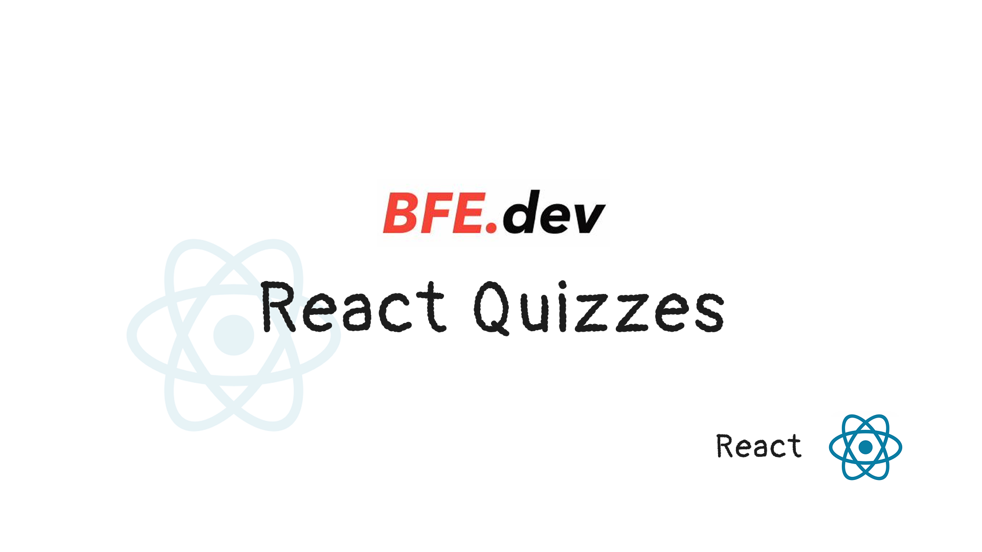 [BFE.dev] React re-render 1
