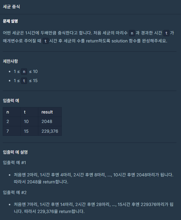 Lv.0 - 세균 증식