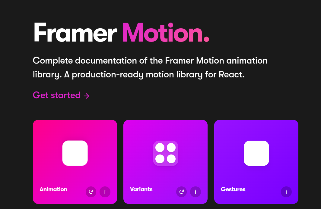 framer-motion 사용해보기