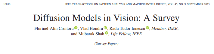 Diffusion Models in Vision: A Survey