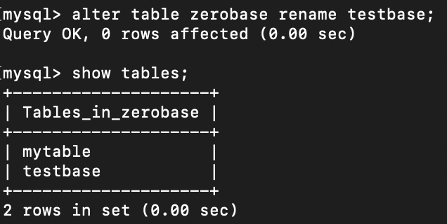 [zerobase] Part.3 SQL 1일차