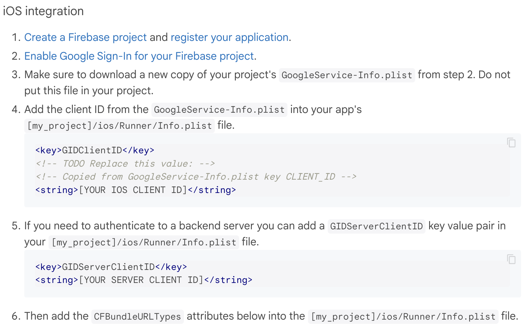 [Flutter] iOS에서 firebase google login 설정 방법