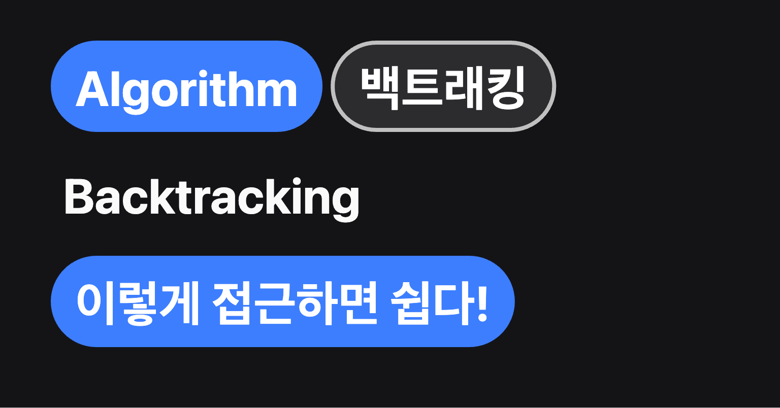 Algorithm 백트래킹 문제 이렇게 접근하면 쉽다 핵심 유형 4가지와 테크닉 정리