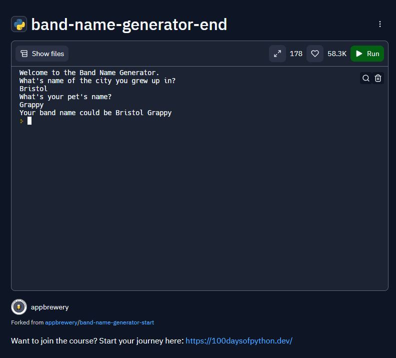 Python Repl it 