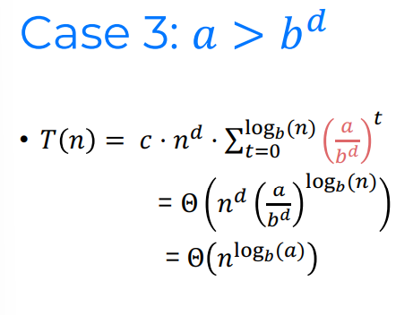 3. Master Theorem & Substitution method