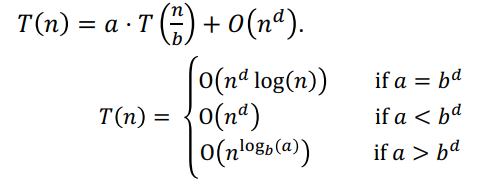 3. Master Theorem & Substitution method