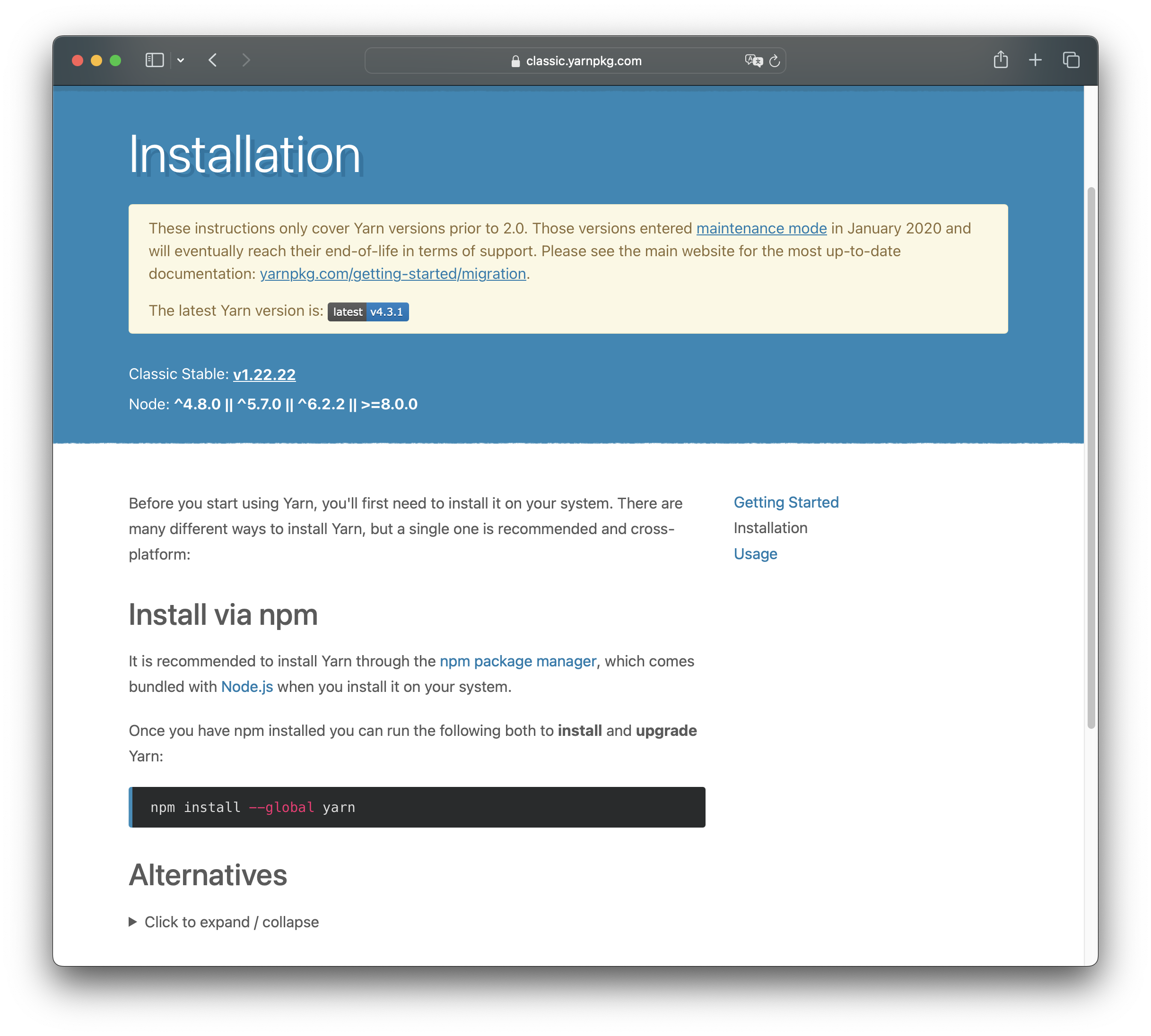 yarn, Vite + React 프로젝트 생성하기