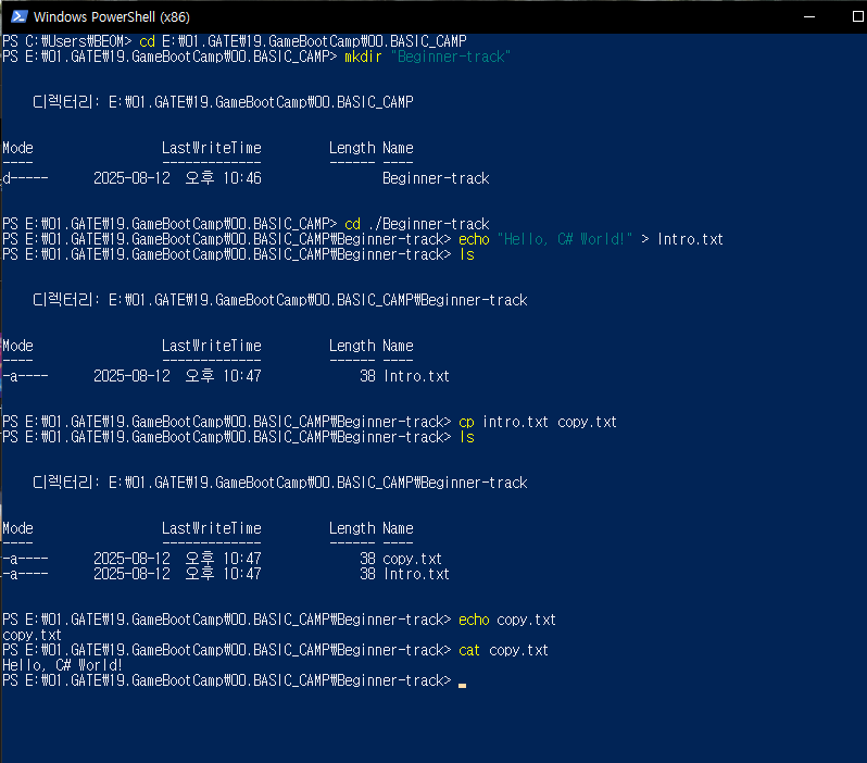 CLI(command-line interface)와 친해지기