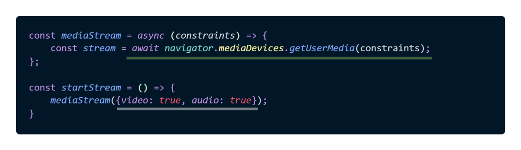 MediaStream API