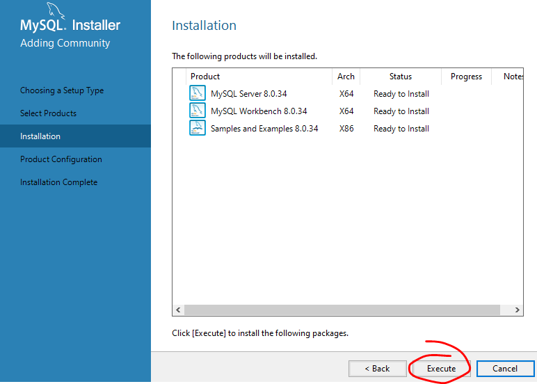 MySQL 시작과 IntelliJ 연동하기