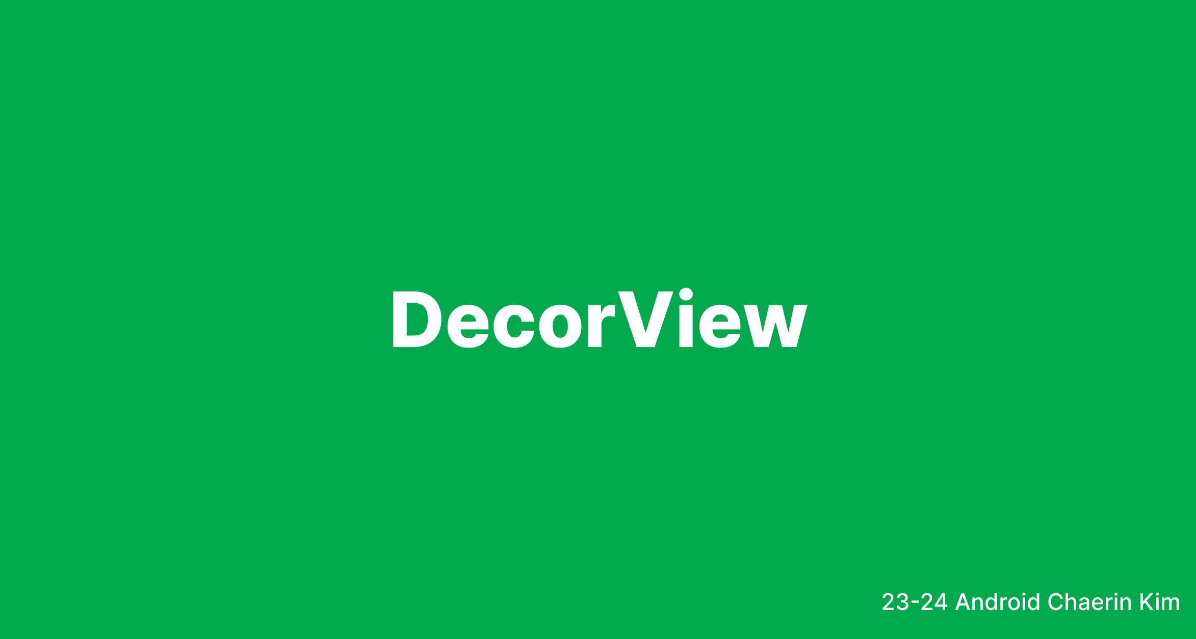 Decor View