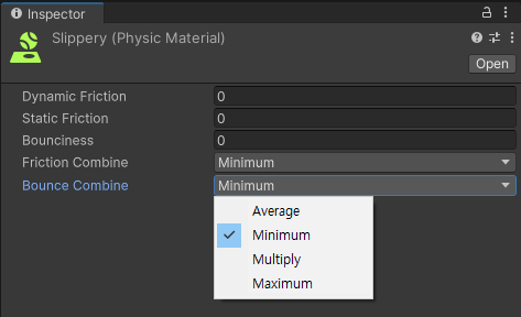 [Unity] PhysicMaterial을 사용해 플레이어 마찰 줄이기