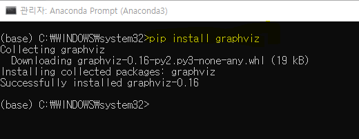 결정트리 그래프 export_graphviz 설치 및 사용법