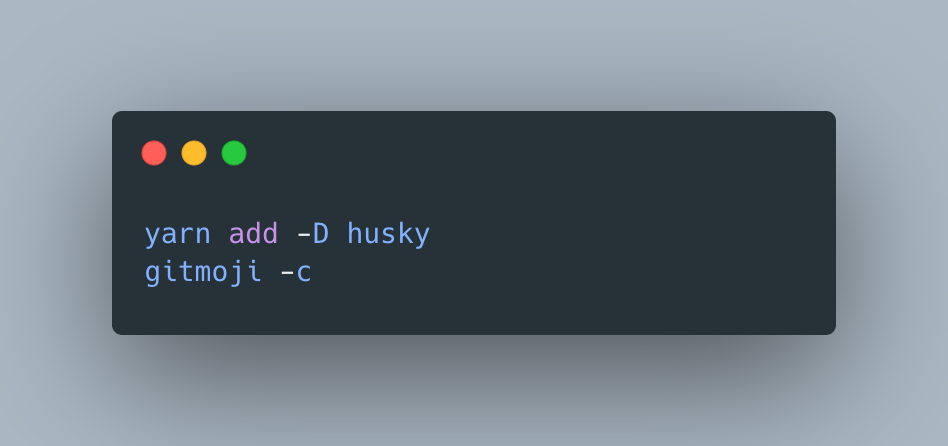 husky로 gitmoji 컨벤션 지정하기