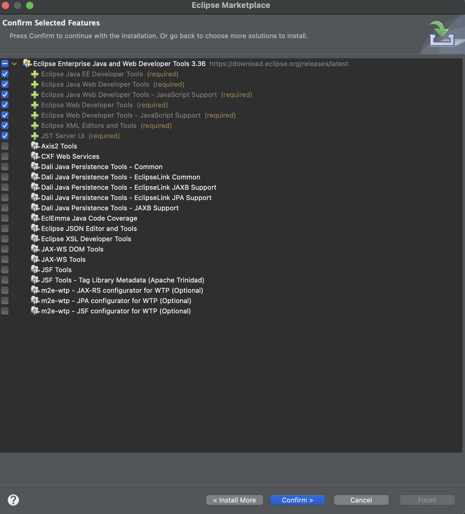 M1 맥북 STS4 Dynamic Web Project 생성