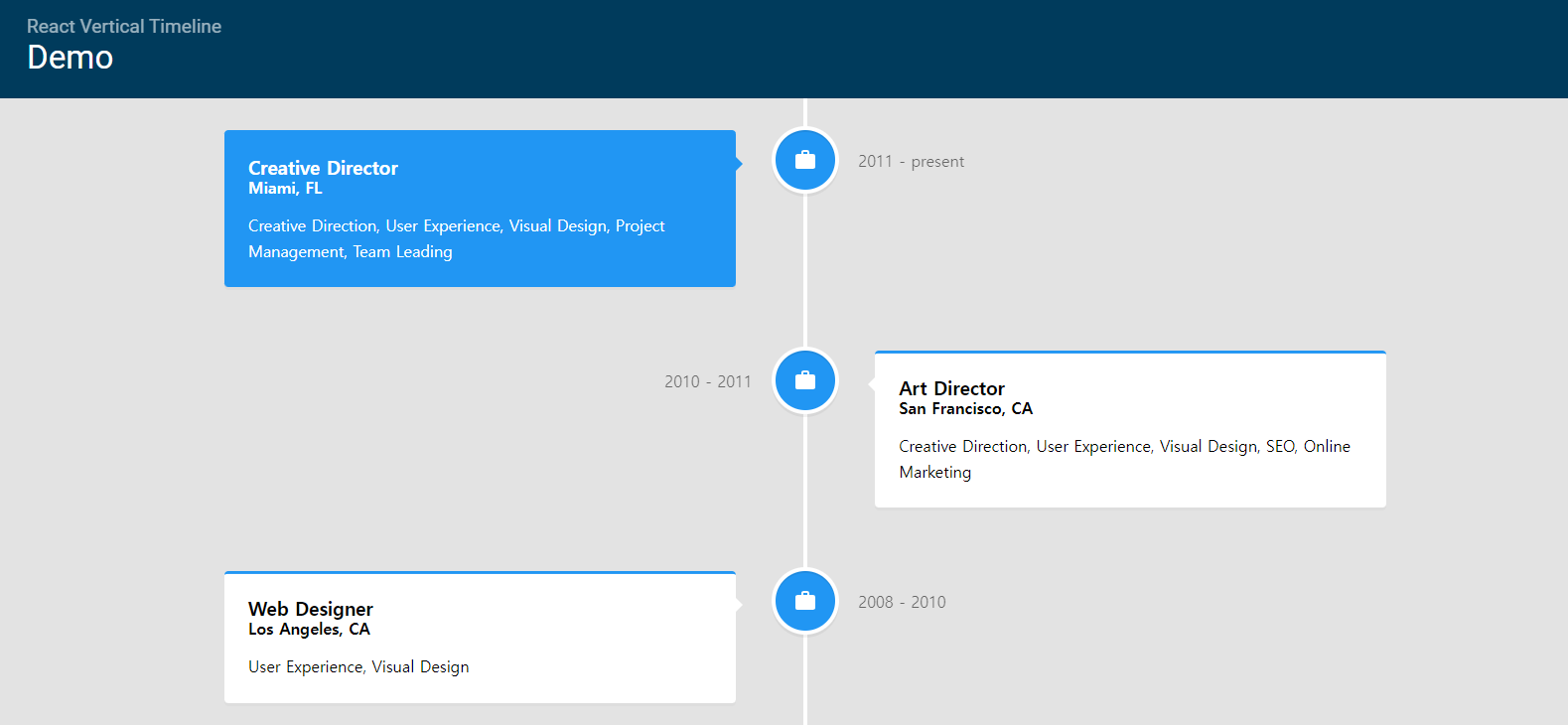 [Next.js] React Vertical Timeline 사용설명서