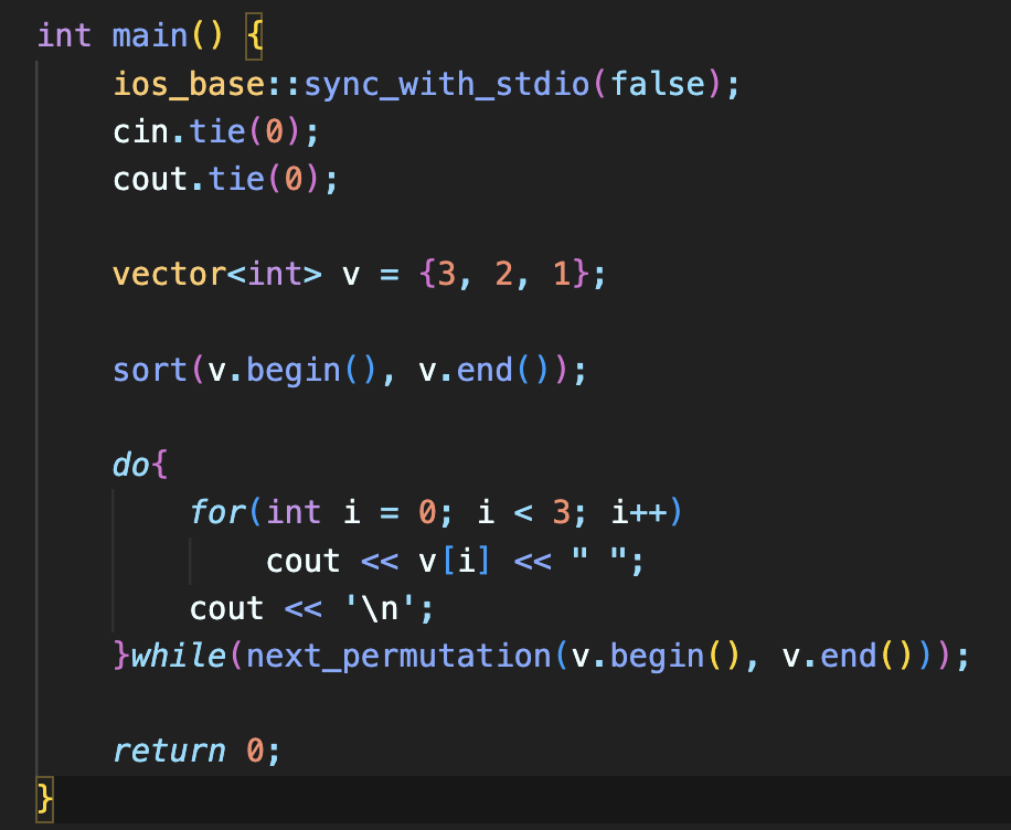 C Nextpermutation 