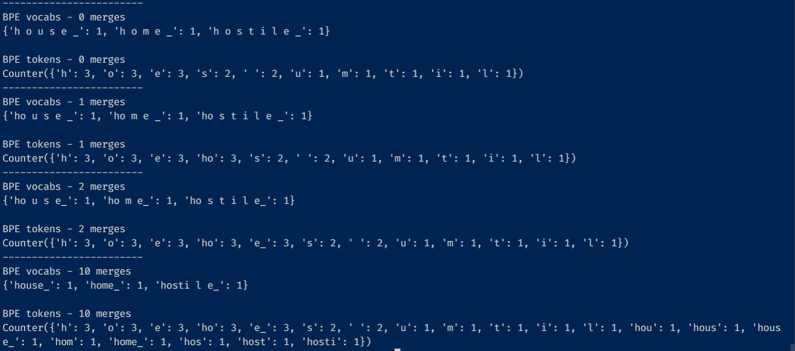 SentencePiece 알고리즘 센텐스피스 subword tokenization