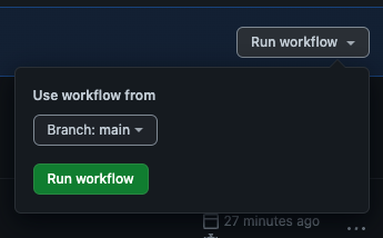 Github Actions Trigger Event