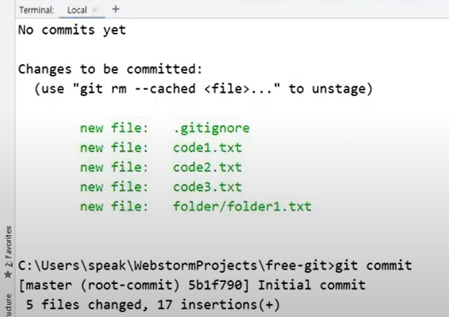 Git commit