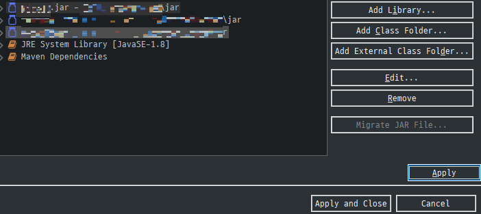 [Spring] Eclipse Maven Project 외부 .jar 의존성 삽입 방법(pom.xml 이용 X)