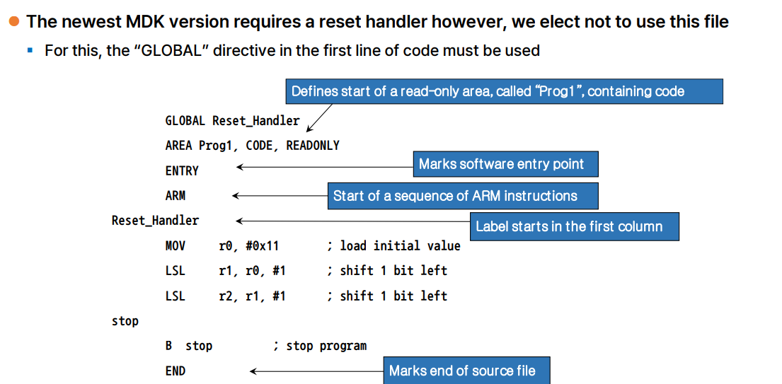 [컴퓨터구조] Ch7-1. Running Keil Tools