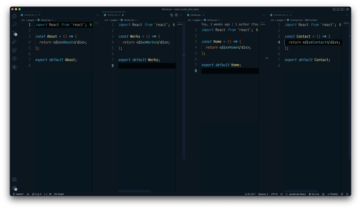 [React] React-Router-DOM